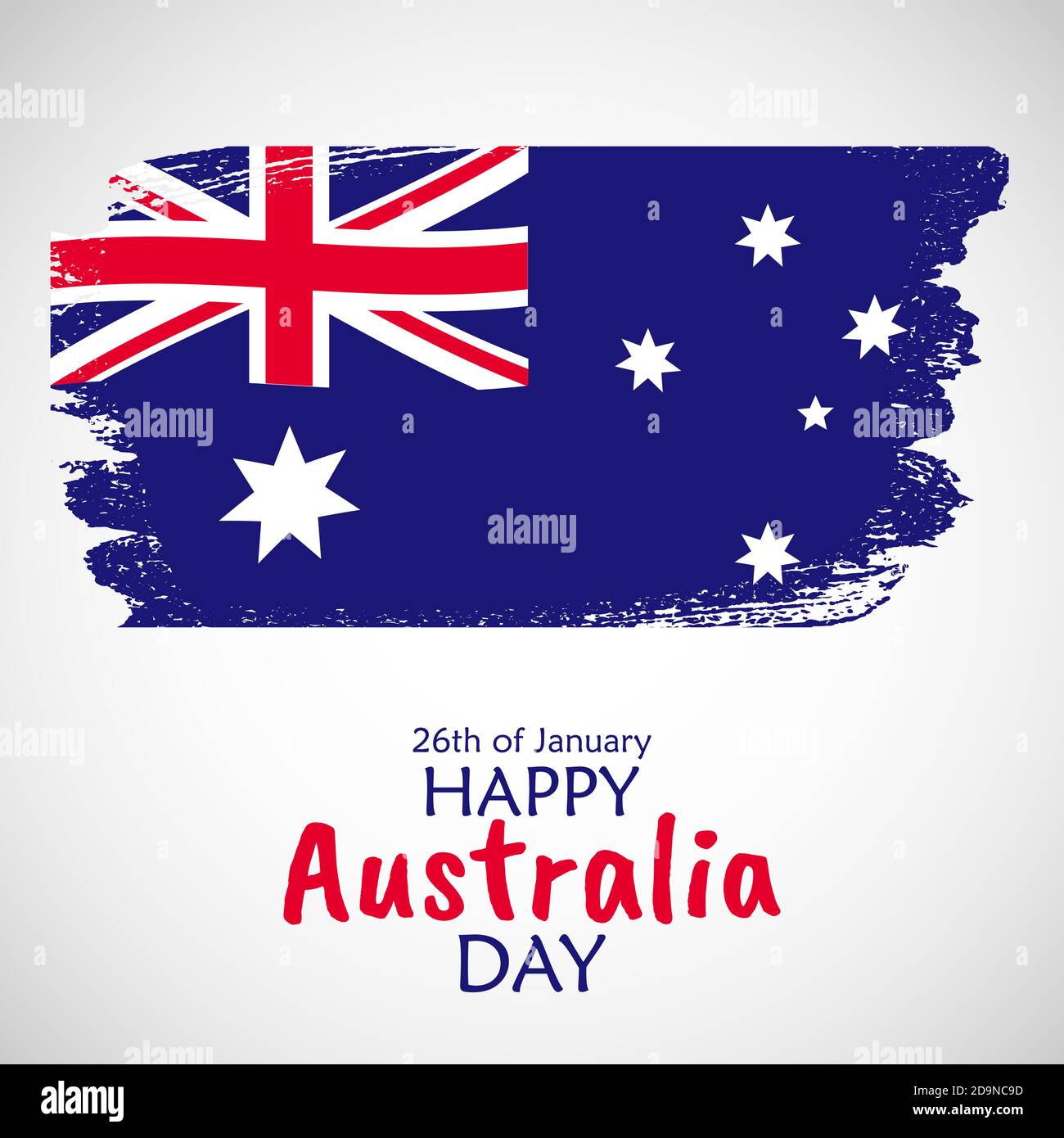 26 January Happy Australia Day. Vector Illustration Stock Vector Image ...