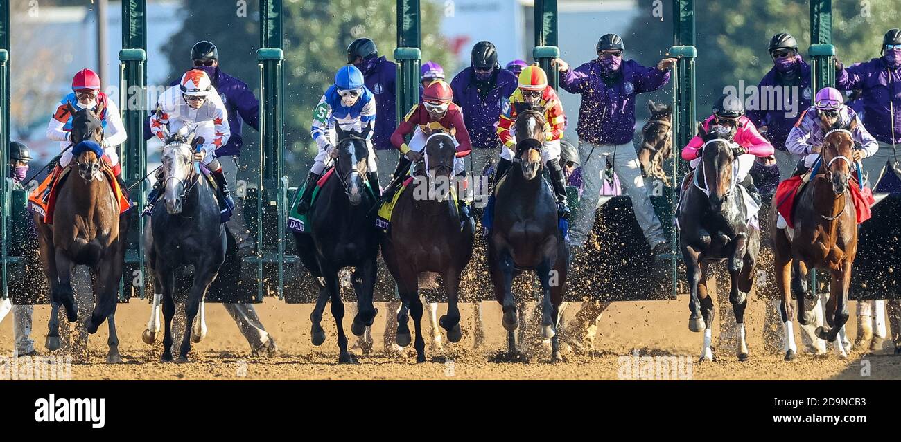 Usa. 6th Nov, 2020. November 6, 2020: Horses race during the Juvenile ...
