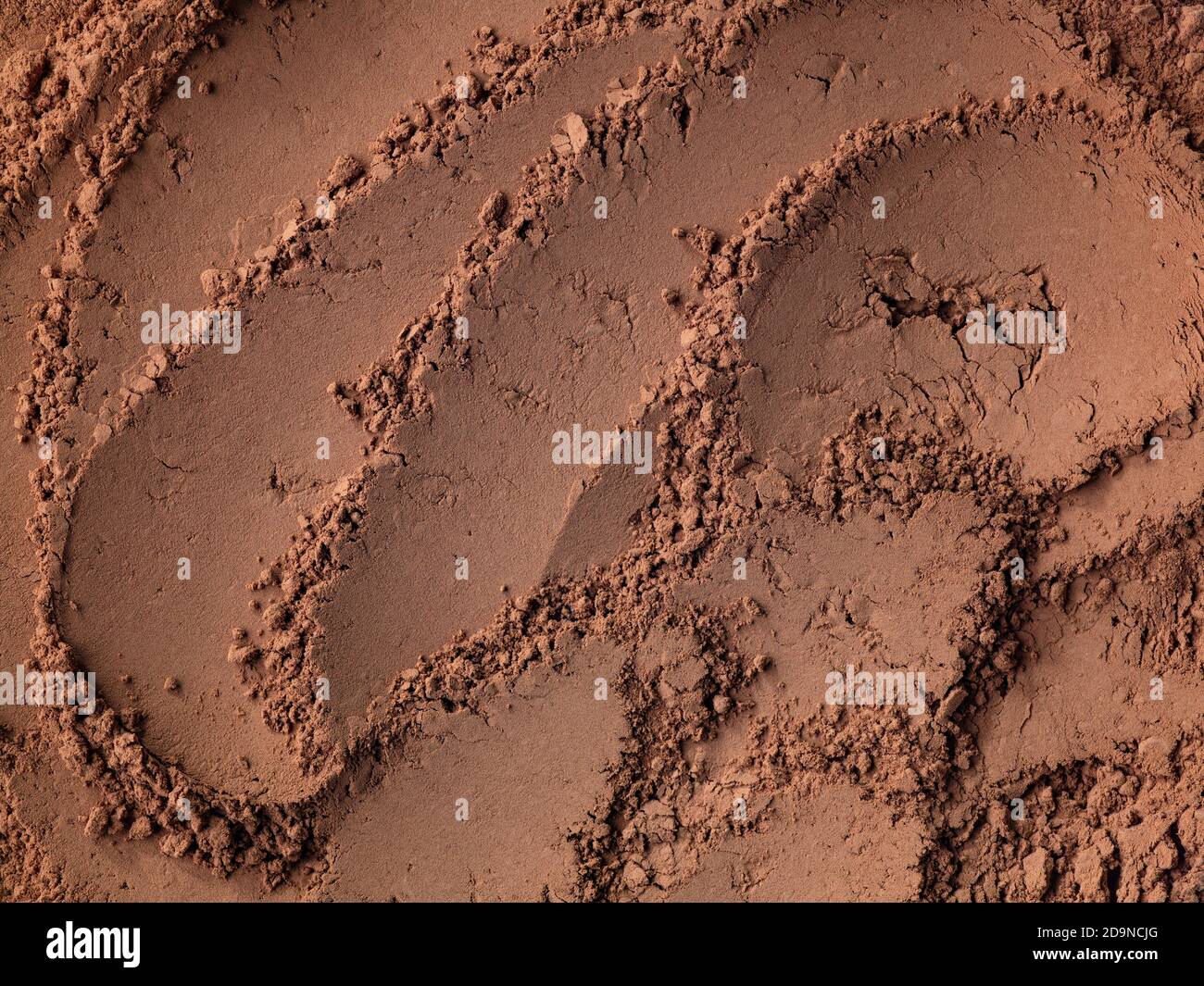 cocoa powder texture, top view Stock Photo - Alamy