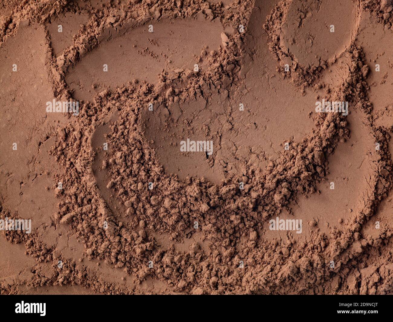 cocoa powder texture, top view Stock Photo - Alamy