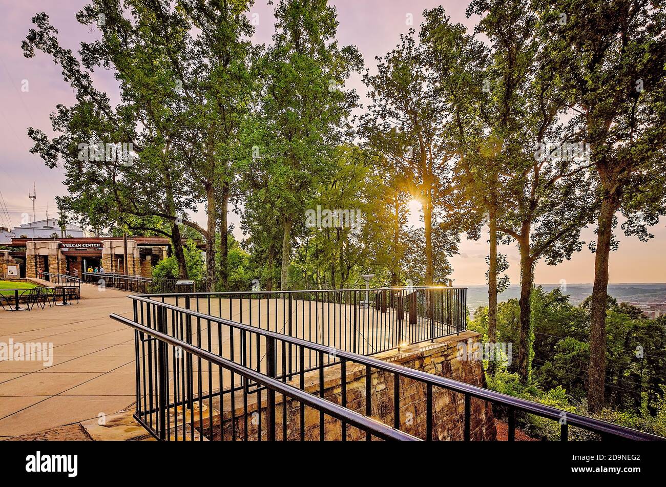 The entrance to Vulcan Center is pictured in Vulcan Park, July 19, 2015 ...