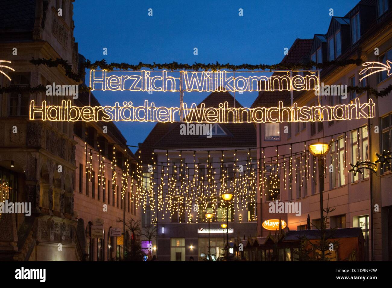 Halberstadt Christmas Market Stock Photo - Alamy