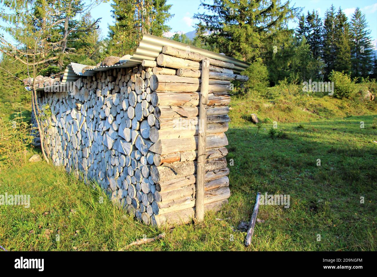 Stack wood in bavaria hi-res stock photography and images - Alamy