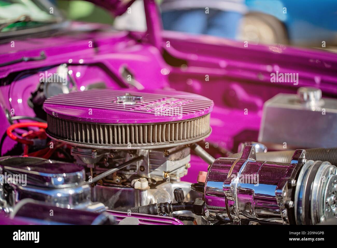 MACKAY, QUEENSLAND, AUSTRALIA - 13th July 2019: Close up of carburettor ...