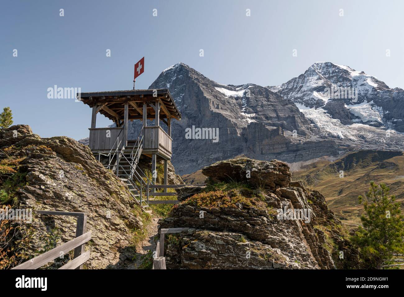 Eiger monch swiss mountains peaks hi-res stock photography and images ...