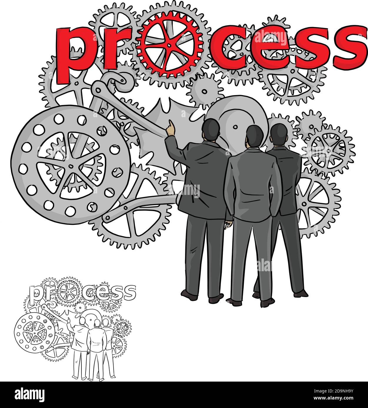 Process control word on Stock Vector Images - Alamy
