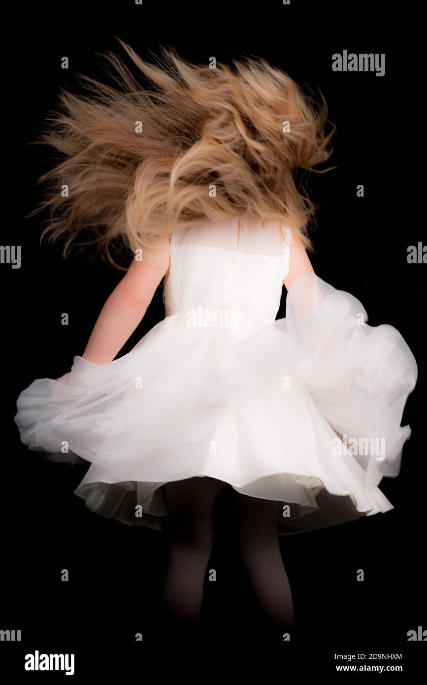 Image of a young girl dancing, spinning and jumping! She is a ballerina ...