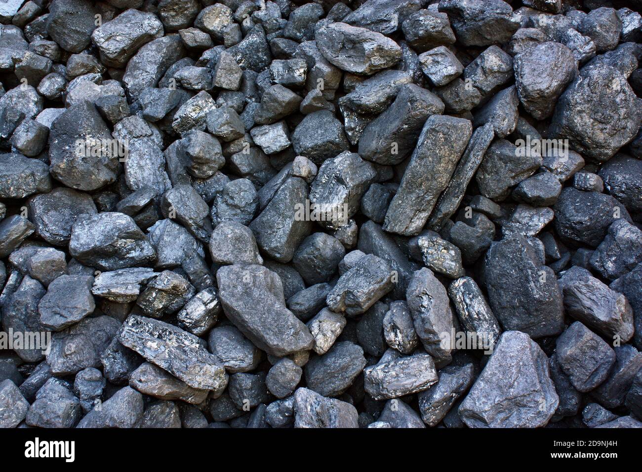 Pile of coal from mine deposit of black mineral stones, good for ...