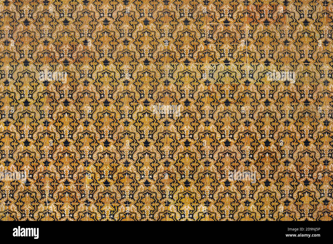 Ceramic tiles with geometric patterns, decorated wall Stock Photo - Alamy