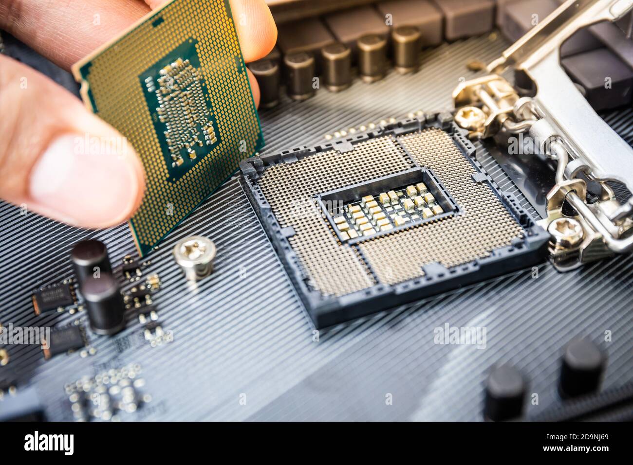 Hand engineering digital chip hi-res stock photography and images - Alamy