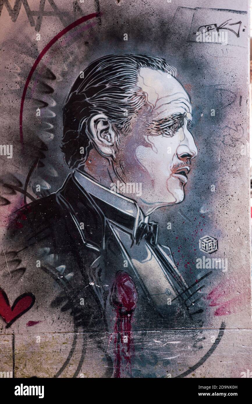 Graffiti, street art, Palermo, Sicily, Italy Stock Photo - Alamy