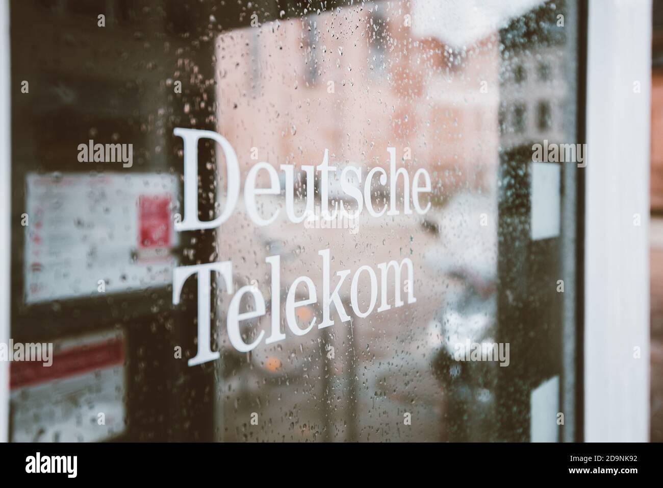 Germany public phone booth and post box hi-res stock photography and ...
