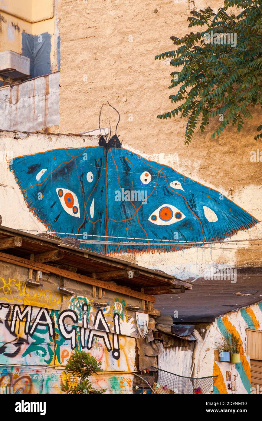 Graffiti, street art, Palermo, Sicily, Italy Stock Photo - Alamy