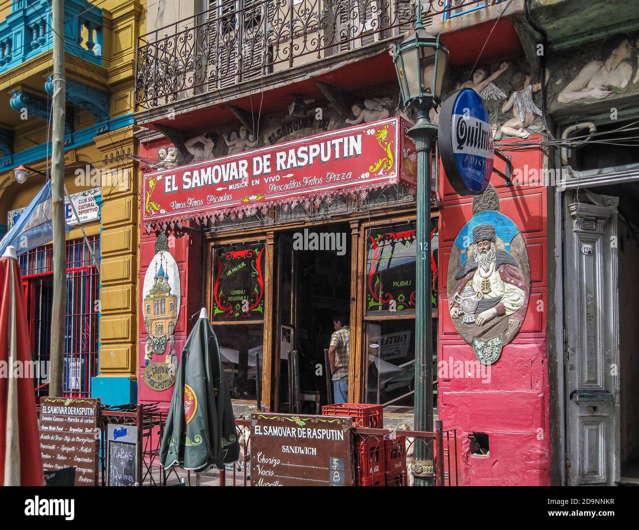 Buenos Aires, Argentina- December 19, 2008: La Boca neighborhood ...