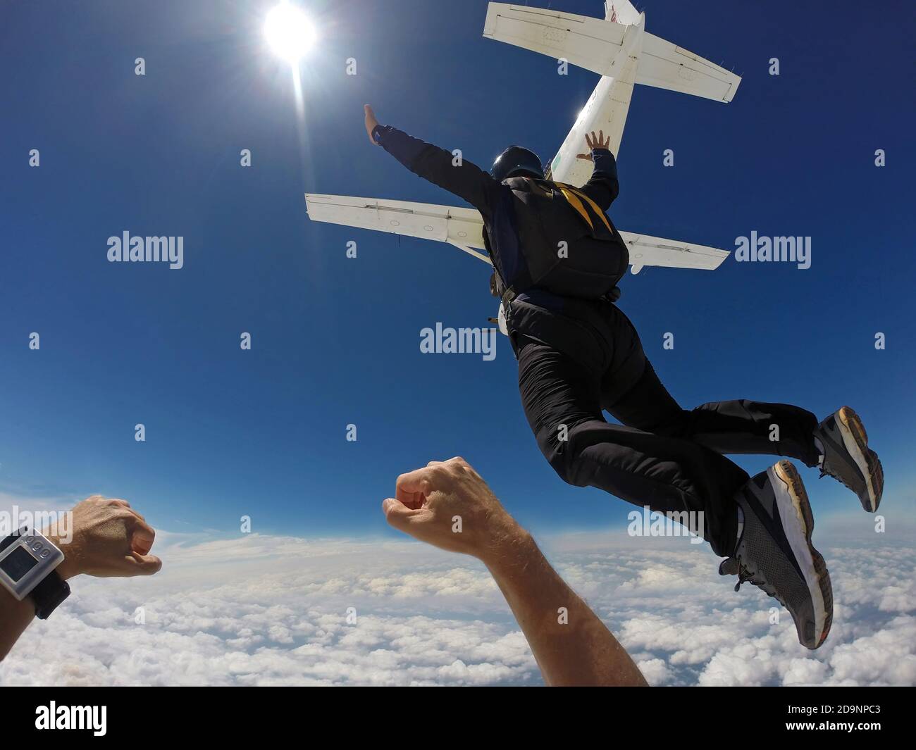 Airplane point of view hi-res stock photography and images - Alamy