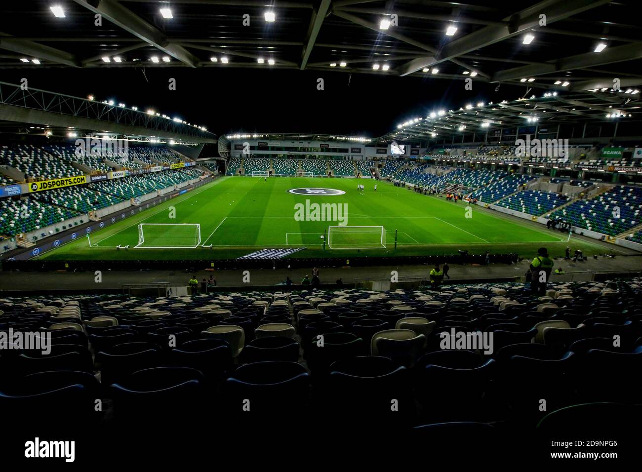 6 November 2019. UEFA Euro 2020 Qualifier at National Football Stadium ...