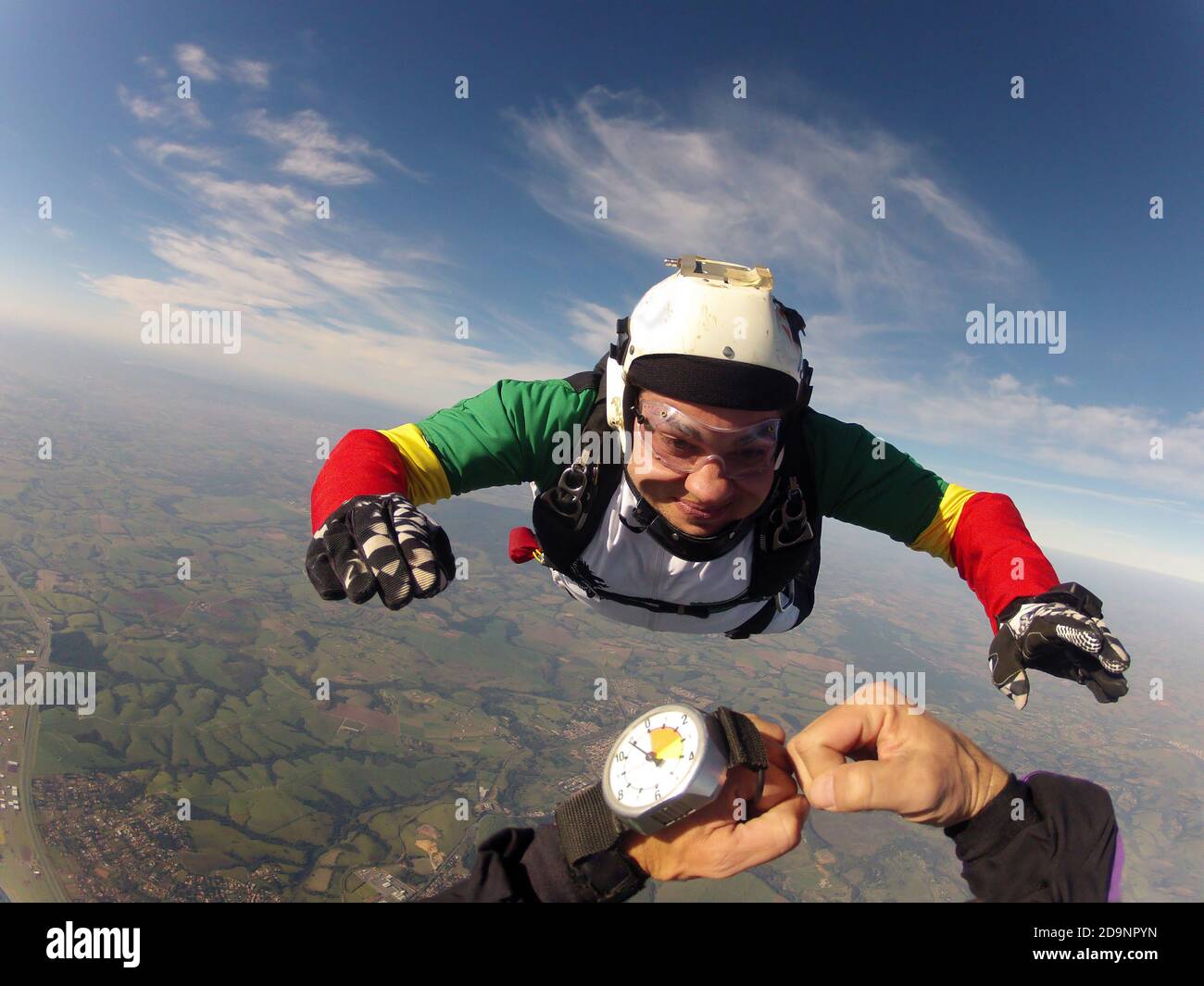 skydiving point of view Stock Photo - Alamy