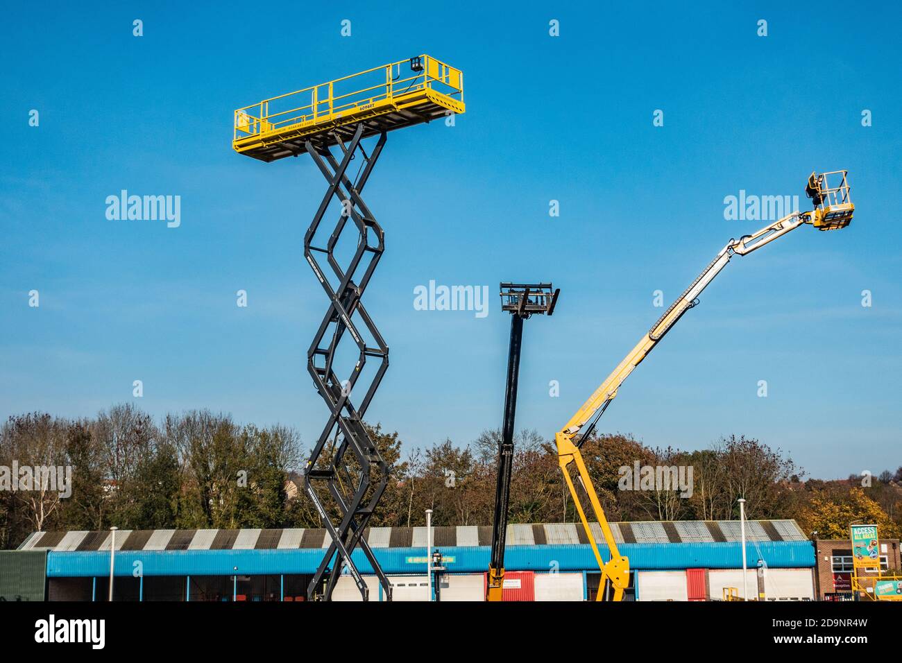 Access platform hire access work platforms hi-res stock photography and ...