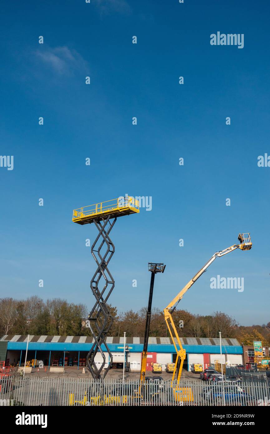 Access platform hire access work platforms hi-res stock photography and ...
