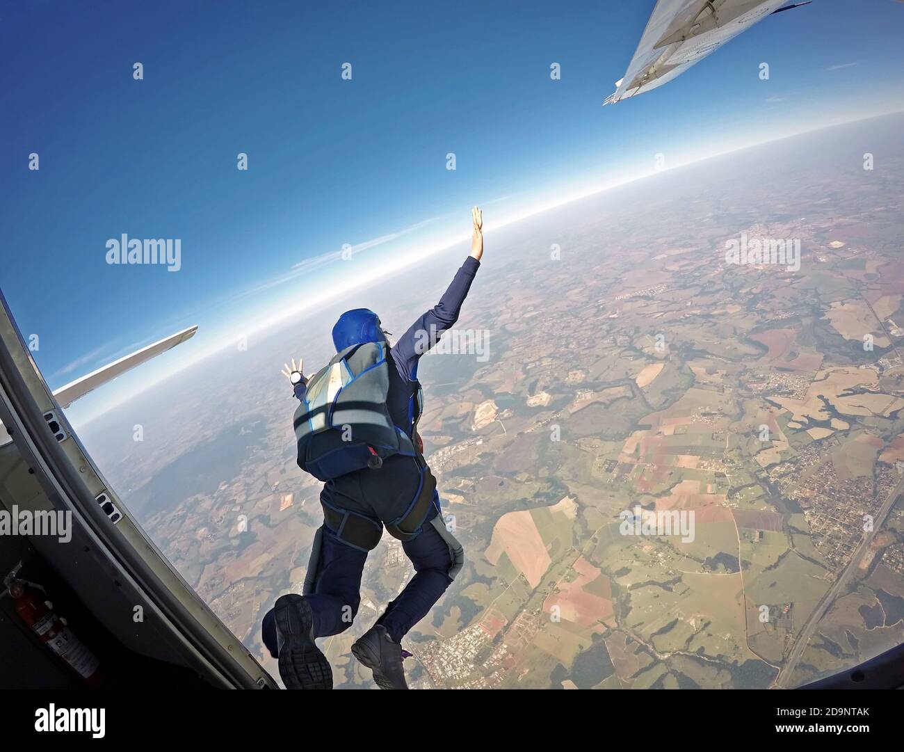 Skydiving Plane View