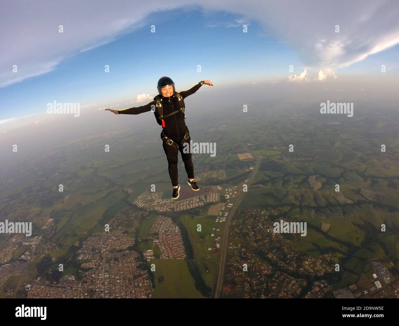 Woman adventure achieve hi-res stock photography and images - Alamy