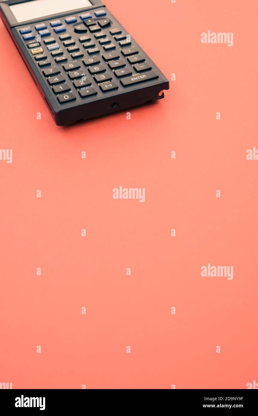 Graphing calculator isolated hi-res stock photography and images - Alamy
