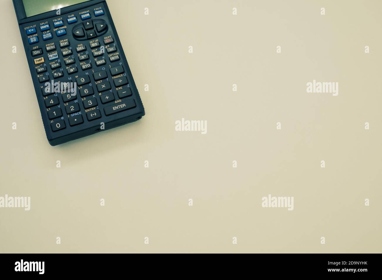 Graphing calculator isolated hi-res stock photography and images - Alamy