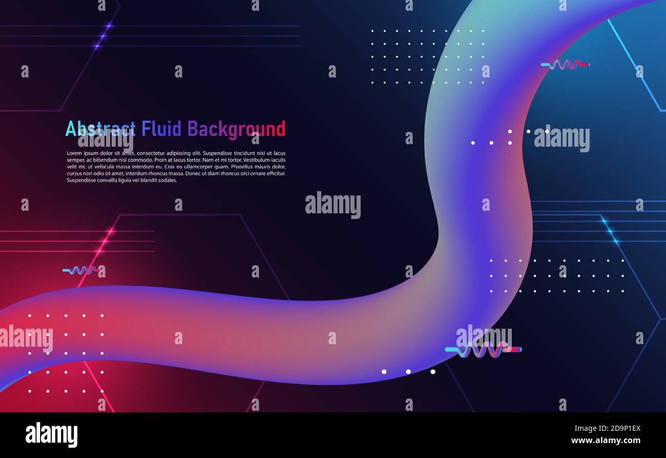 Fluid and geometric abstract flow background.vector and illustration ...