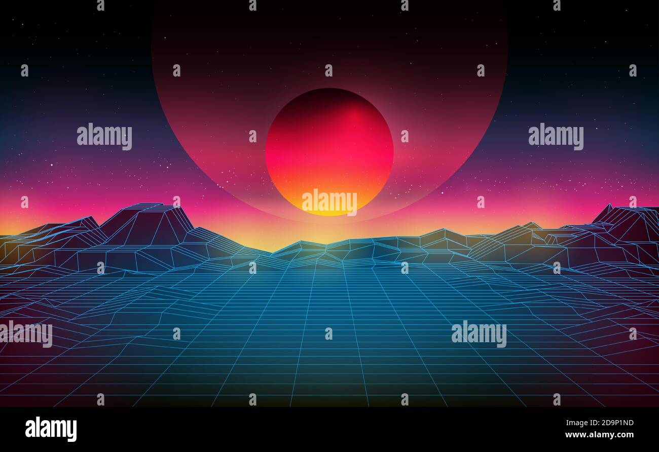 Futuristic HUD abstracts.Future retro theme concept background.vector ...
