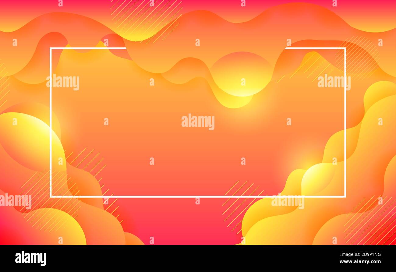 liquid abstract flow with frame background.vector and illustration ...