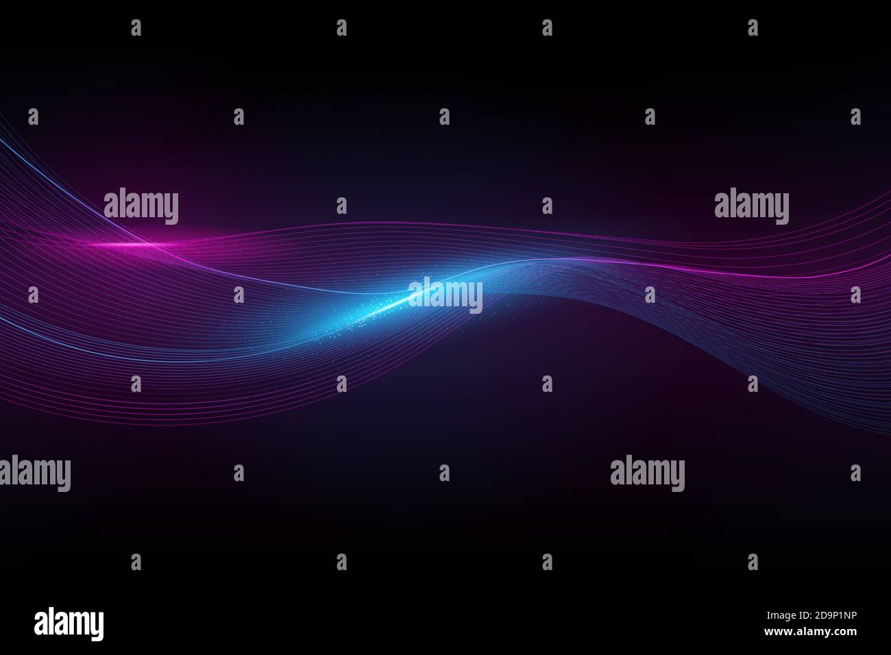 Abstract spectrum wave.Abstract wave background blue and pink color ...