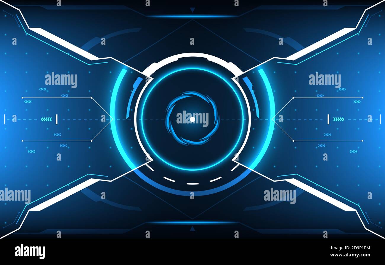 HUD panel User interface.Futuristic concept.vector and illustration ...