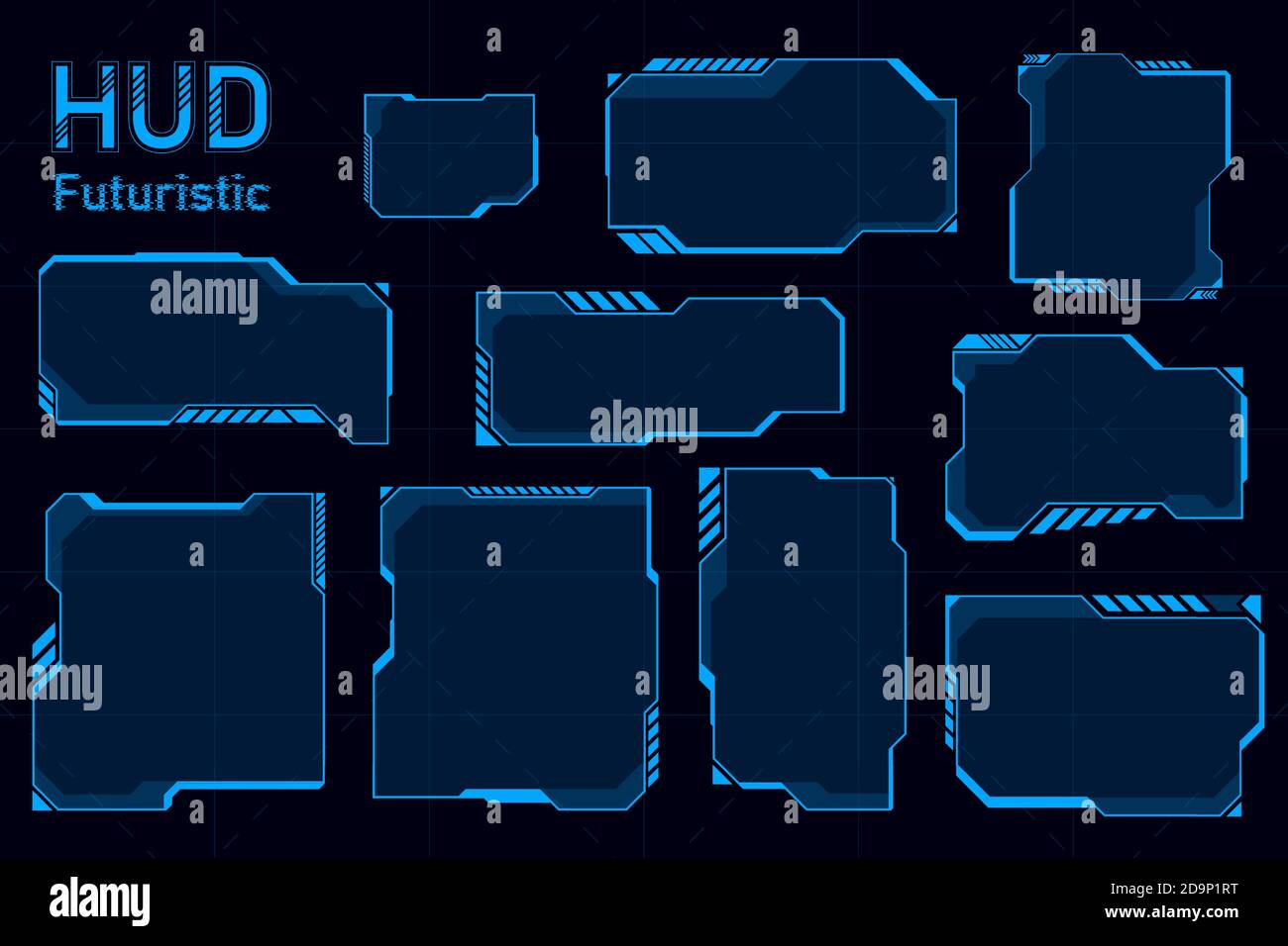 Futuristic HUD abstracts.Future theme concept background.vector and ...