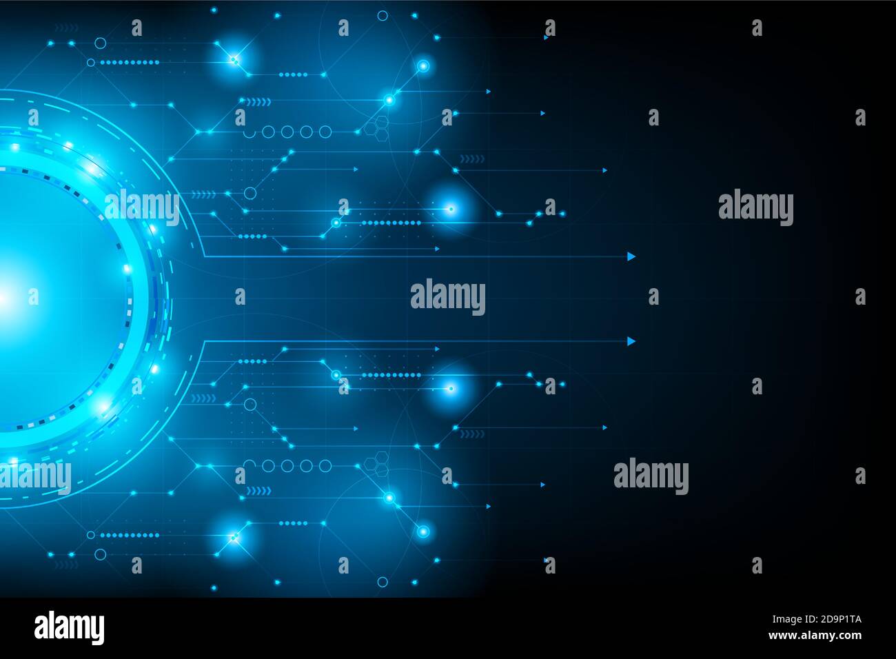 Abstract futuristic circuit.connection line circuit.vector and ...