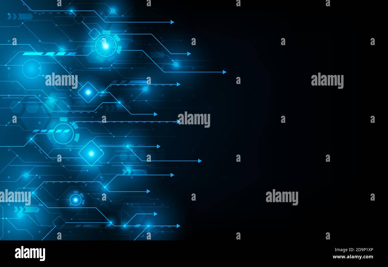 Abstract futuristic circuit connection board.vector and illustration ...