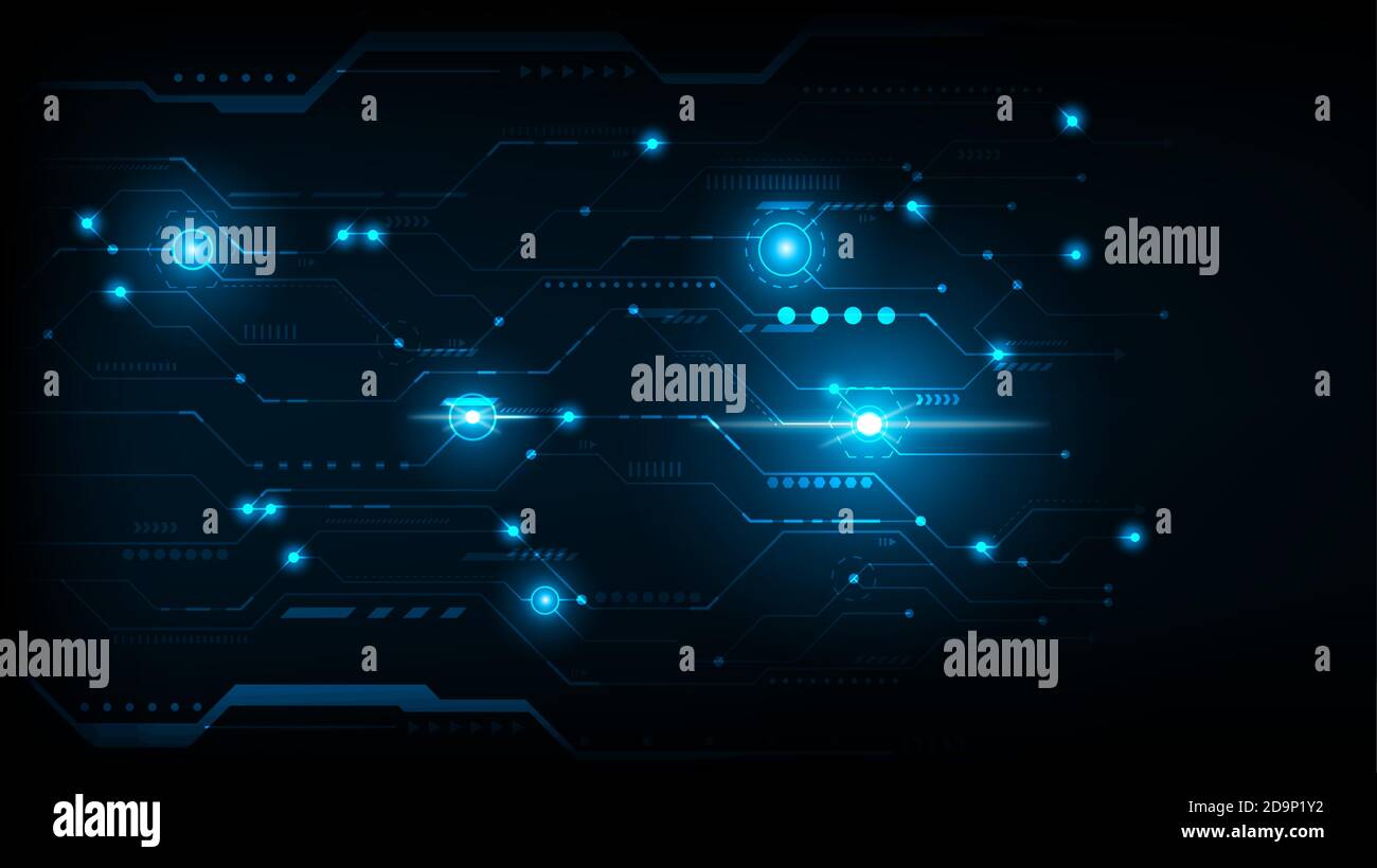 Abstract futuristic circuit connection board.vector and illustration ...