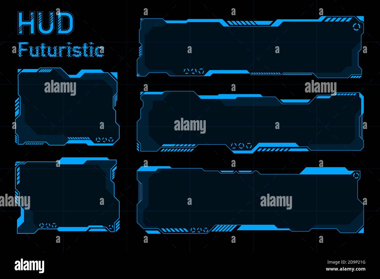 Futuristic HUD abstracts.Future theme concept background.vector and ...