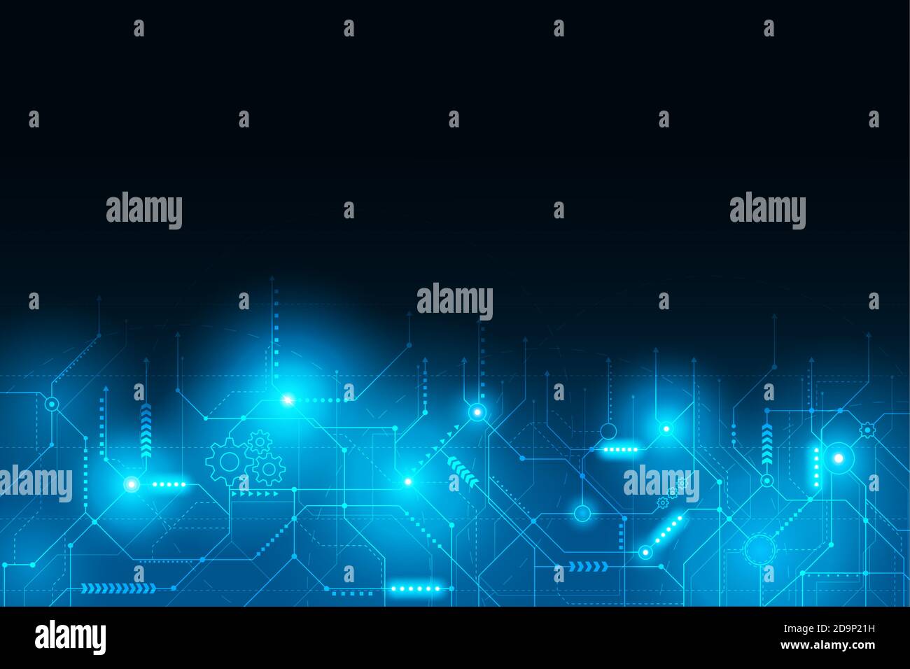 Abstract futuristic circuit connection board.vector and illustration ...