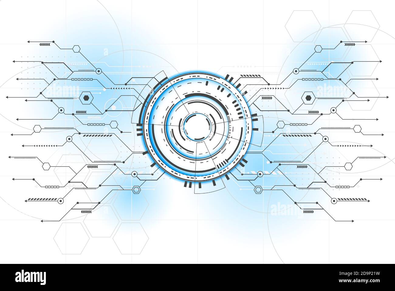 Abstract futuristic circuit.connection line circuit.vector and ...