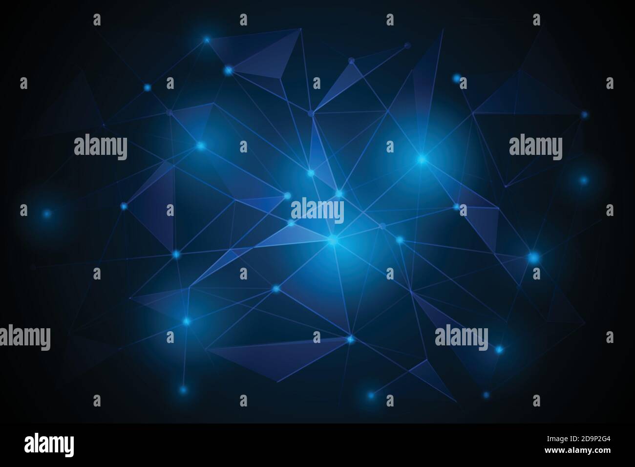 futuristic connection poly background vector and illustration Stock ...