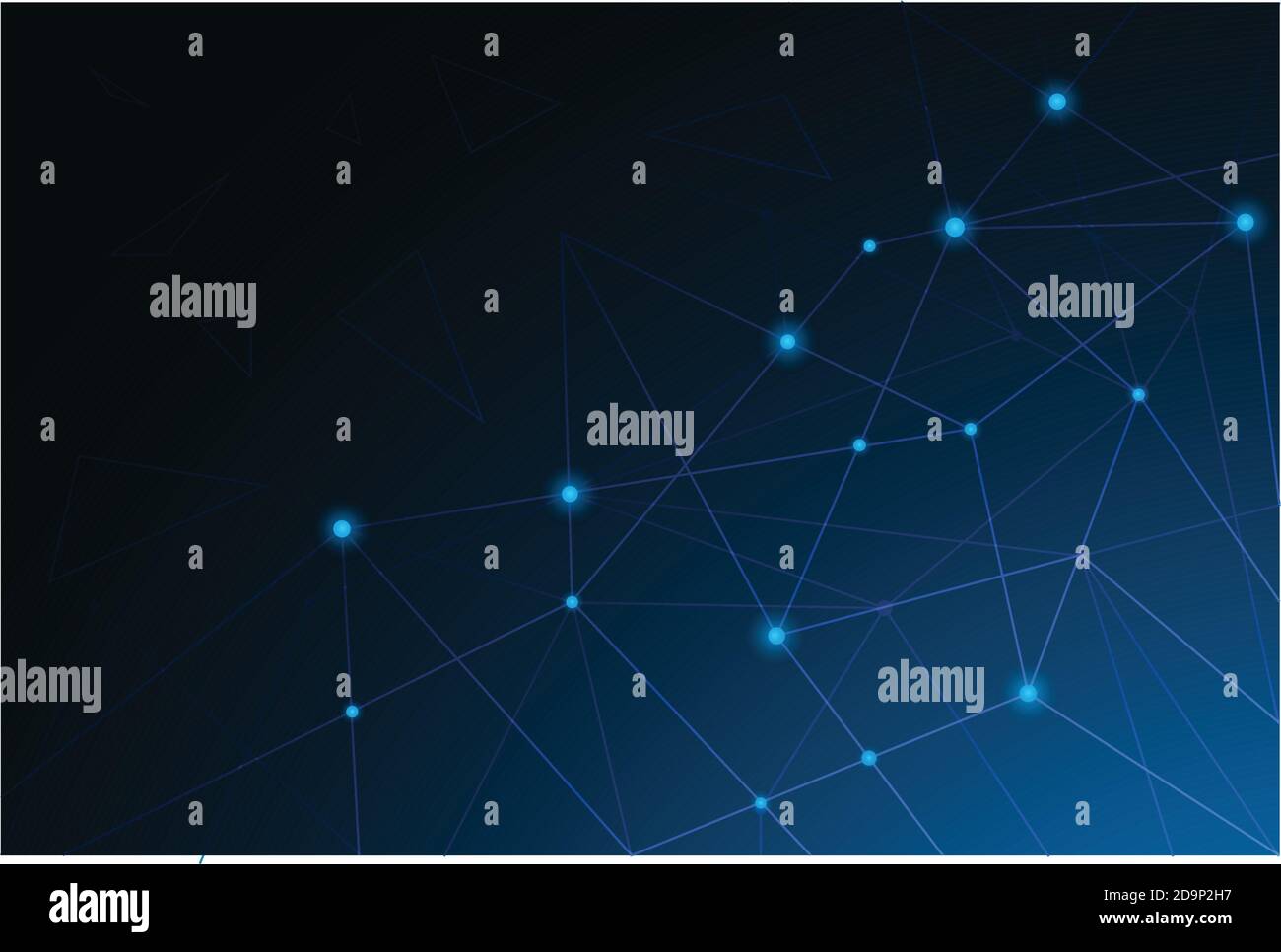 futuristic connection poly background vector and illustration Stock ...