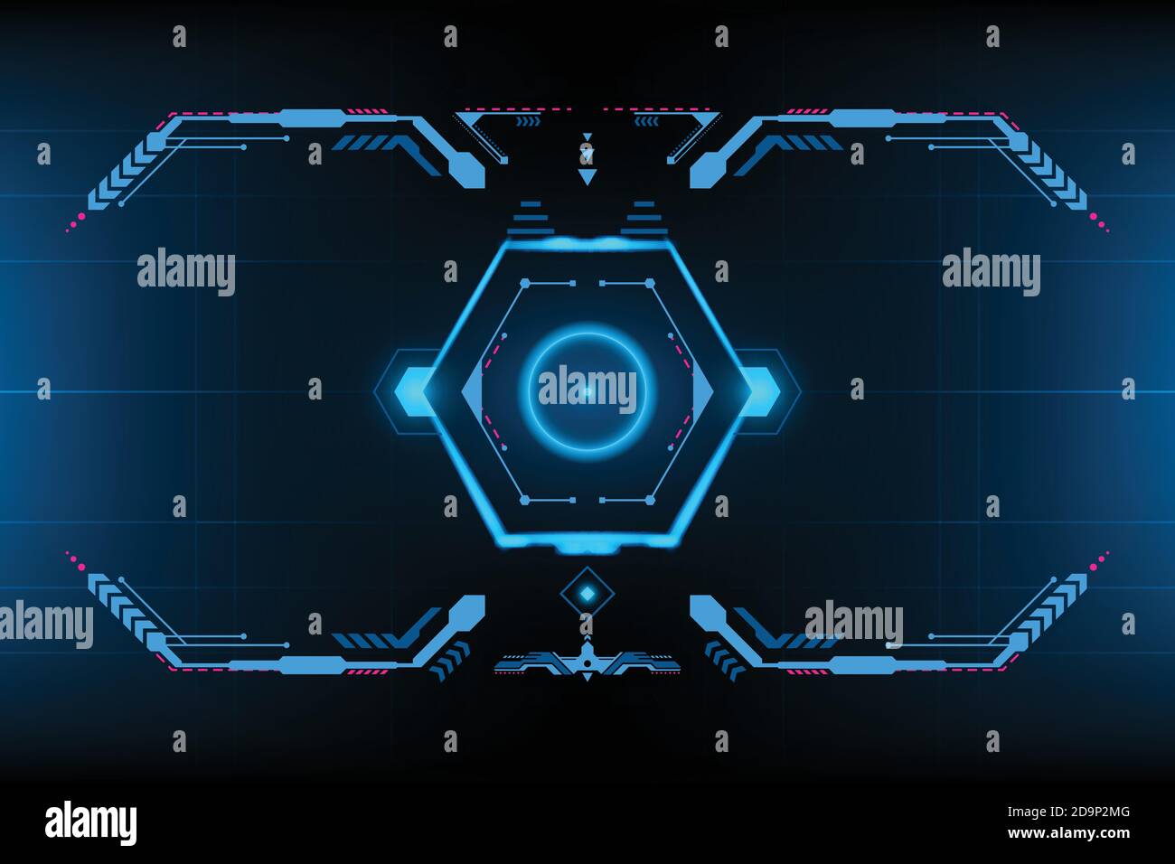 Infographic futuristic graphic user hi-res stock photography and images ...