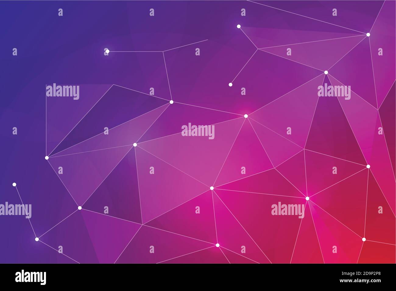 futuristic connection poly background vector and illustration Stock ...