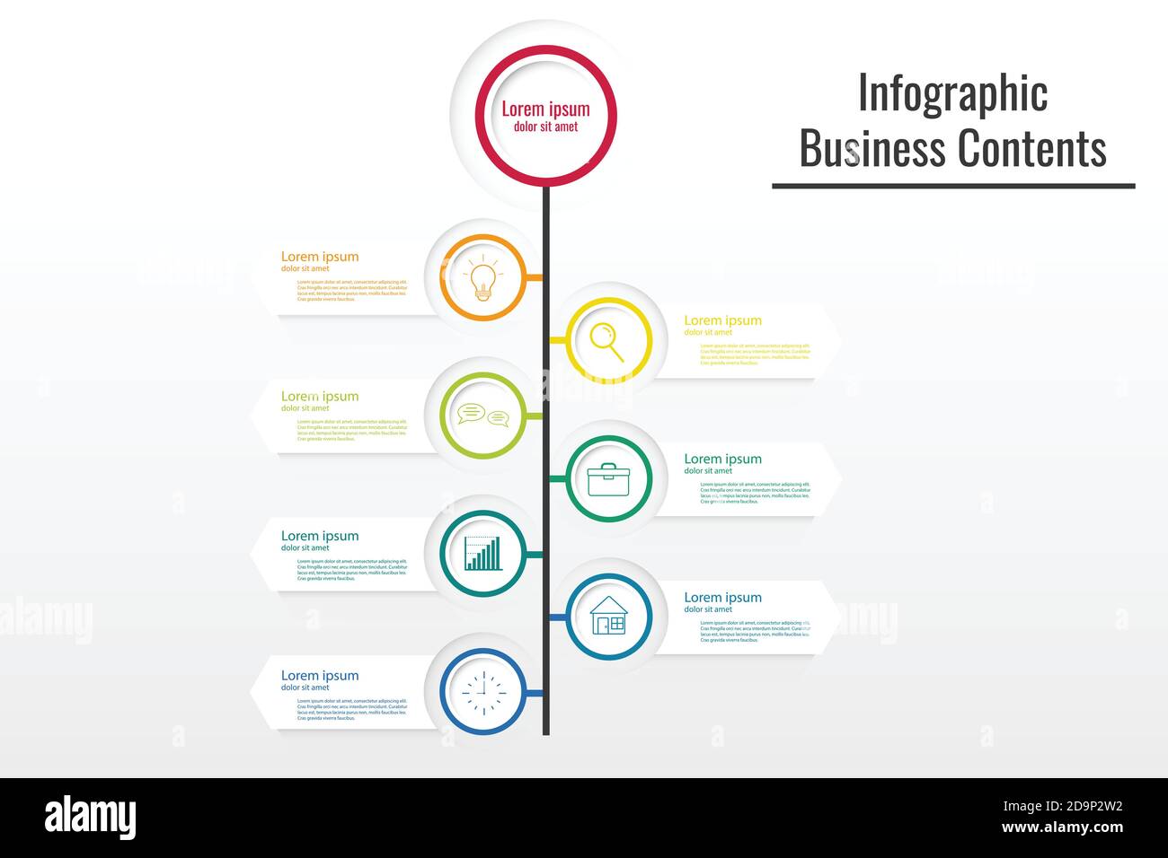 Charts vector set information infographic elements hi-res stock ...