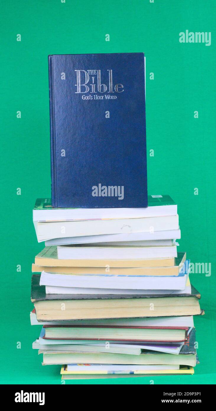 Holy bible cover page hi-res stock photography and images - Alamy