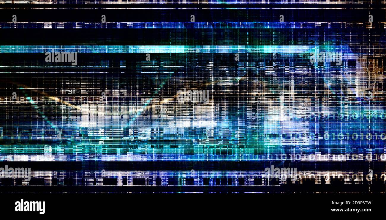Technology Network with Futuristic Graph Chart Concept Stock Photo - Alamy