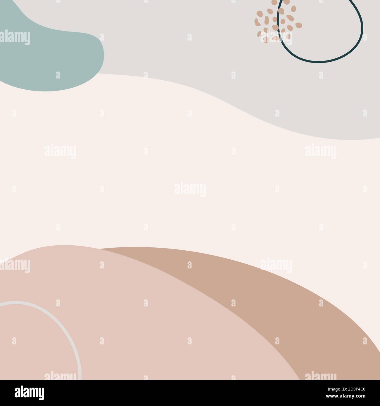 Abstract pink background outline of geometric shapes in a minimal ...