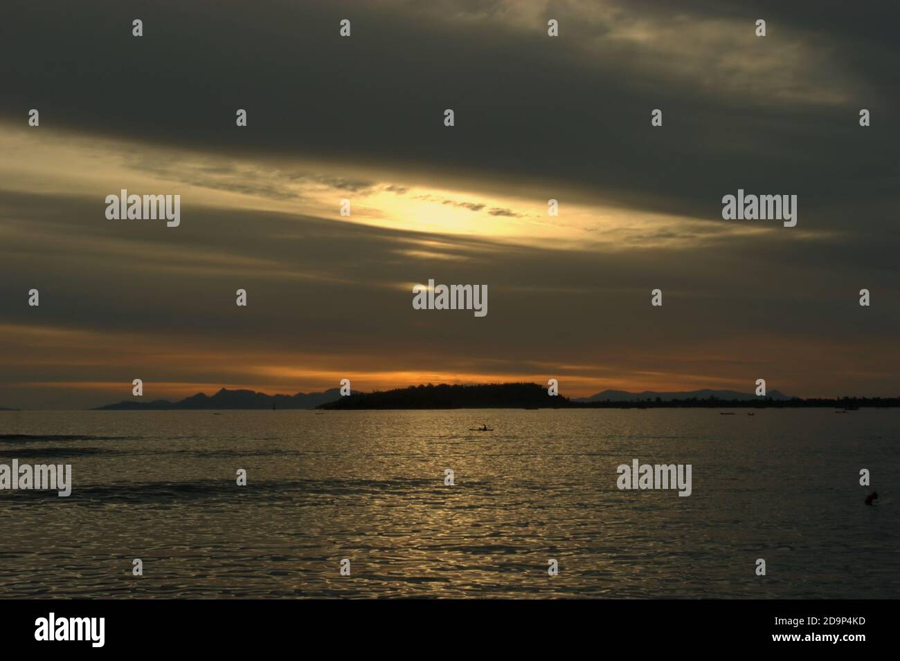 Sunset over Tapian Nauli Bay, North Sumatra, Indonesia Stock Photo - Alamy