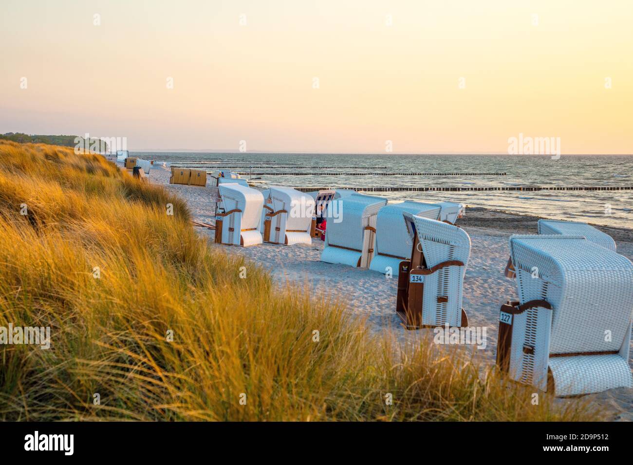Germany, Mecklenburg-Western Pomerania, Baltic Sea island Poel, beach ...