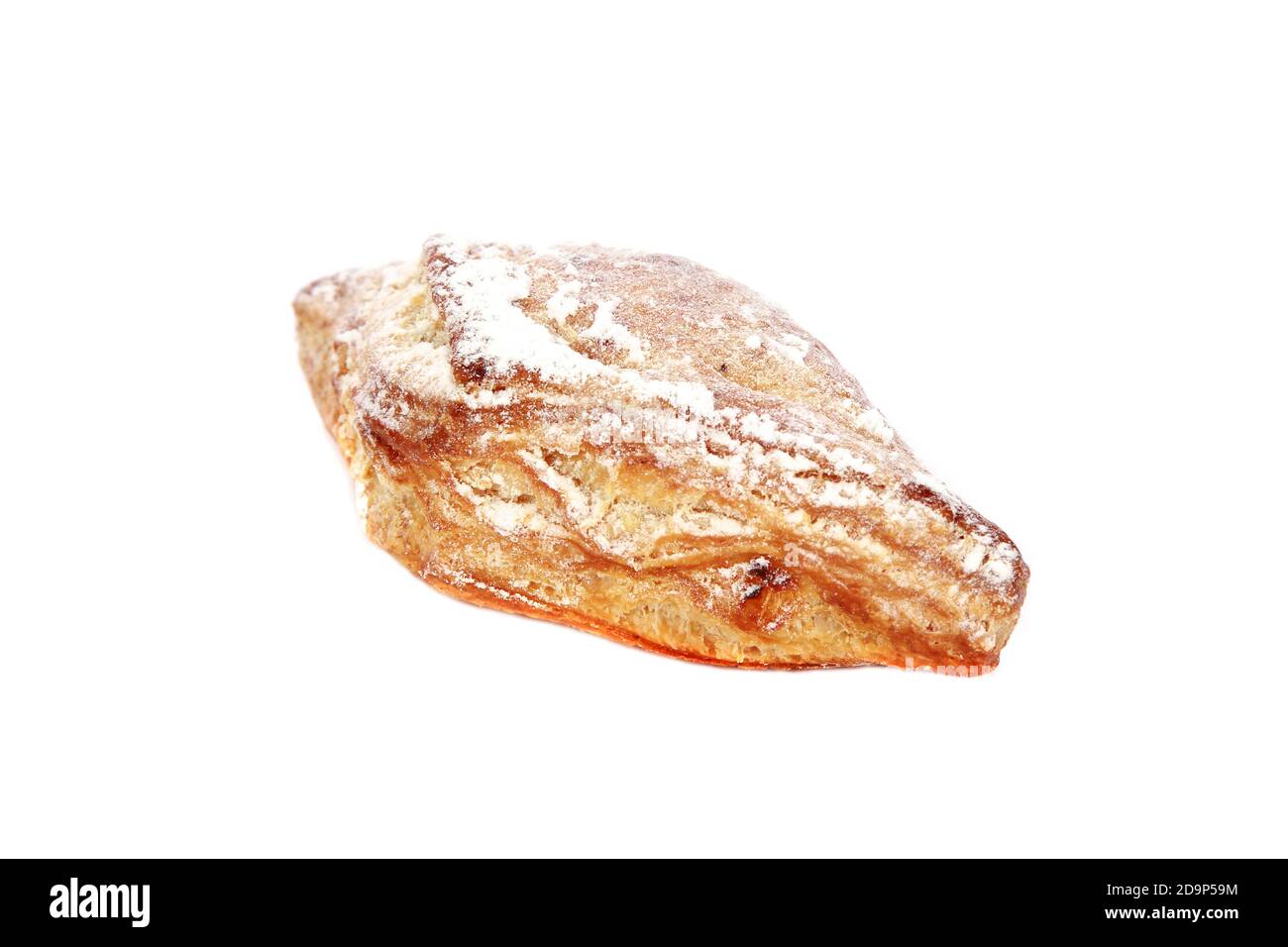 Closeup shot of a bun on white background Stock Photo - Alamy